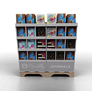 Product Displays for Journals and Sketch Books | Creative Product Displays